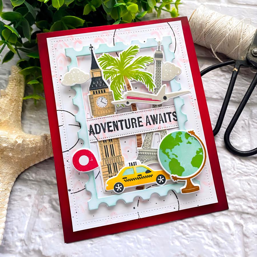 Papertrey Ink - Tuck It: Travel Stamp Set