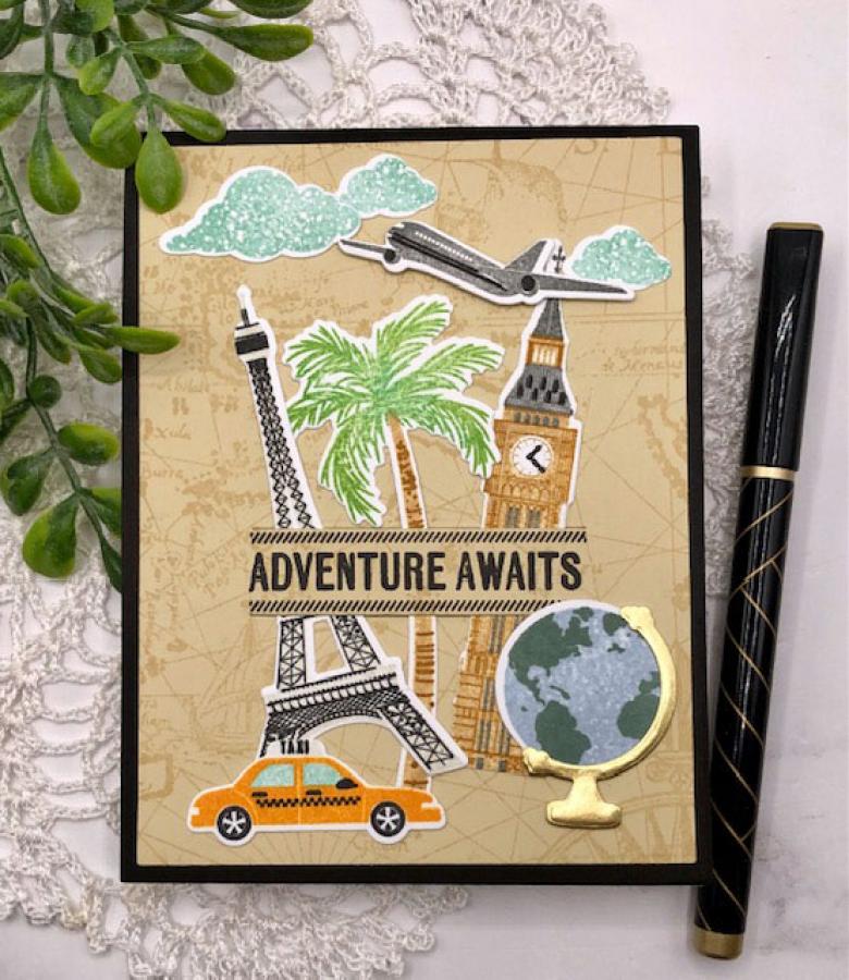 Papertrey Ink - Tuck It: Travel Stamp Set