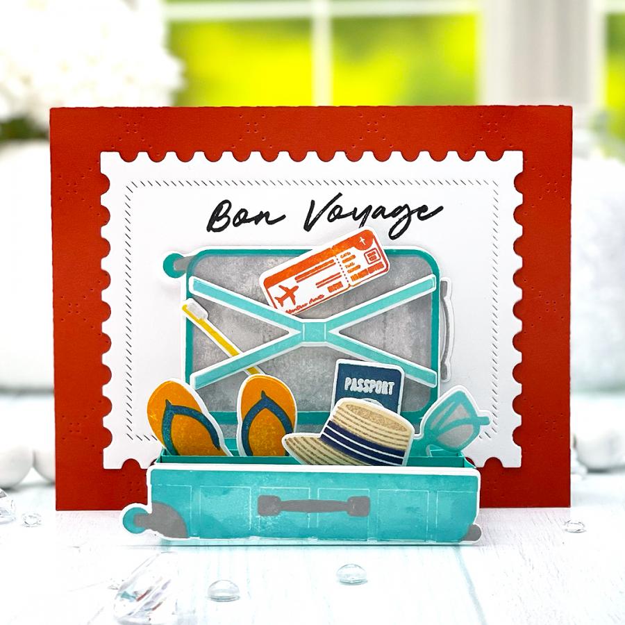 Papertrey Ink - Pack Your Suitcase Stamp Set