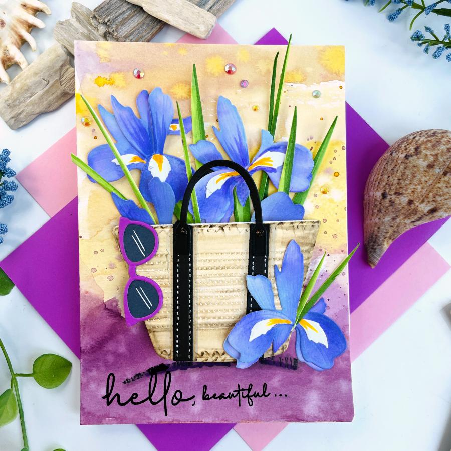 Papertrey Ink - Larger than Life: Hello Sentiments Mini Stamp Set