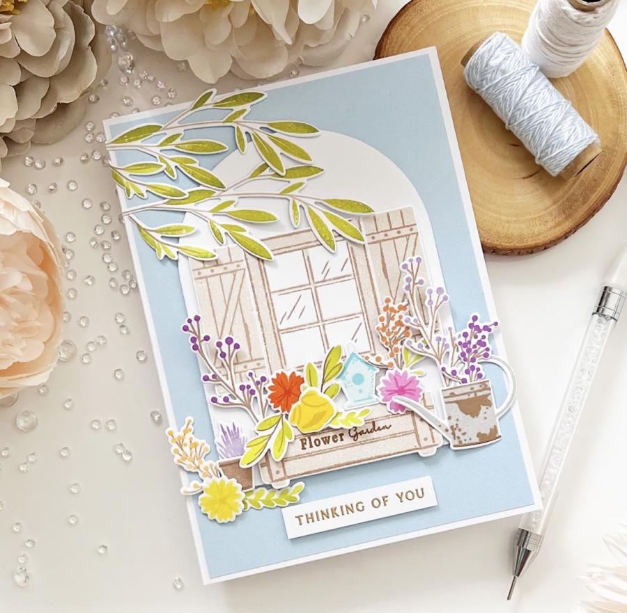 Papertrey Ink - Window Garden Stamp Set