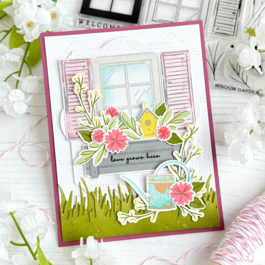 Papertrey Ink - Window Garden Stamp Set