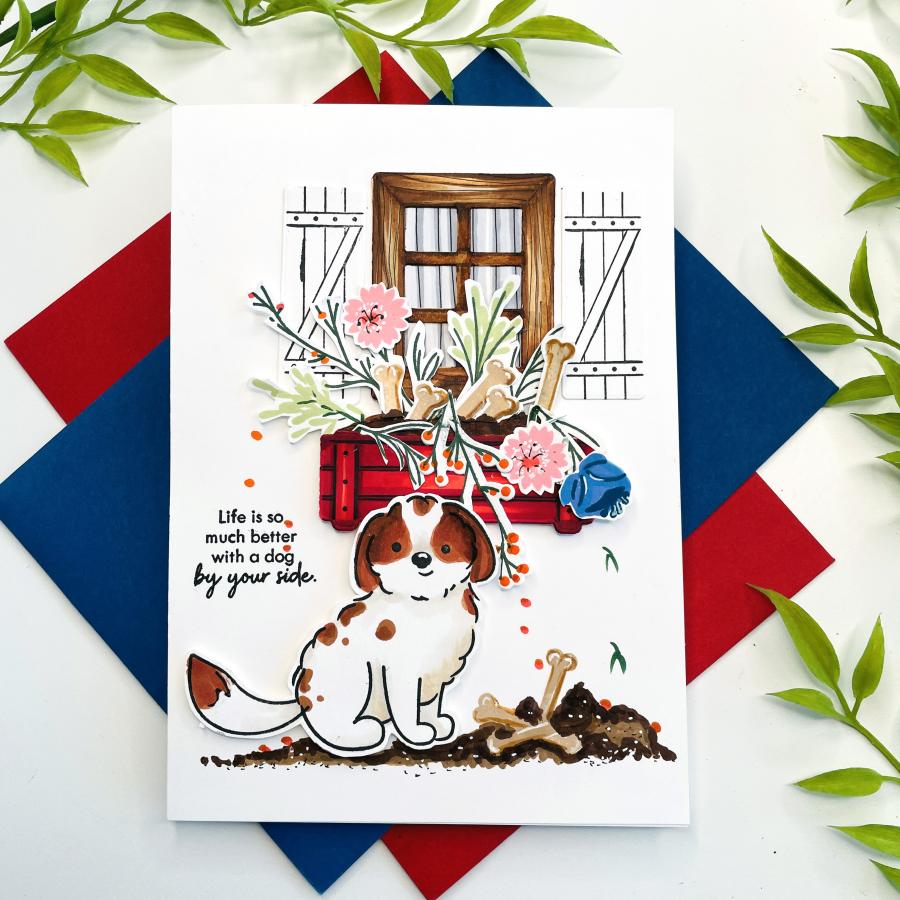 Papertrey Ink - Paw Prints Stamp Set