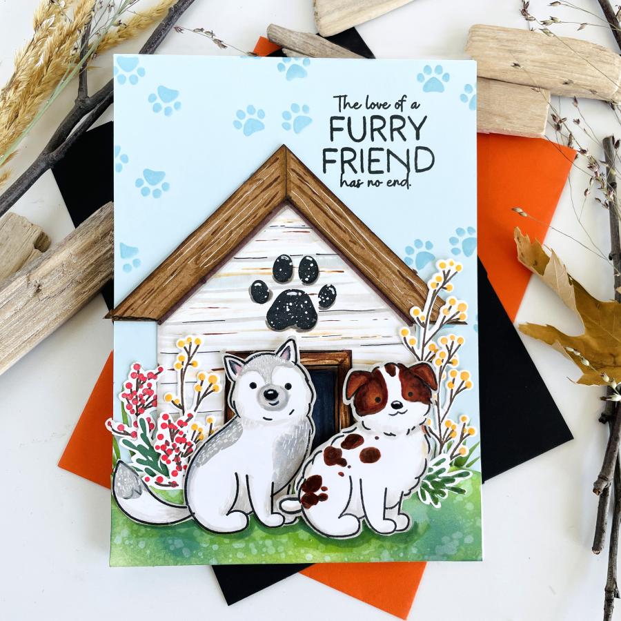 Papertrey Ink - Paw Prints Stamp Set