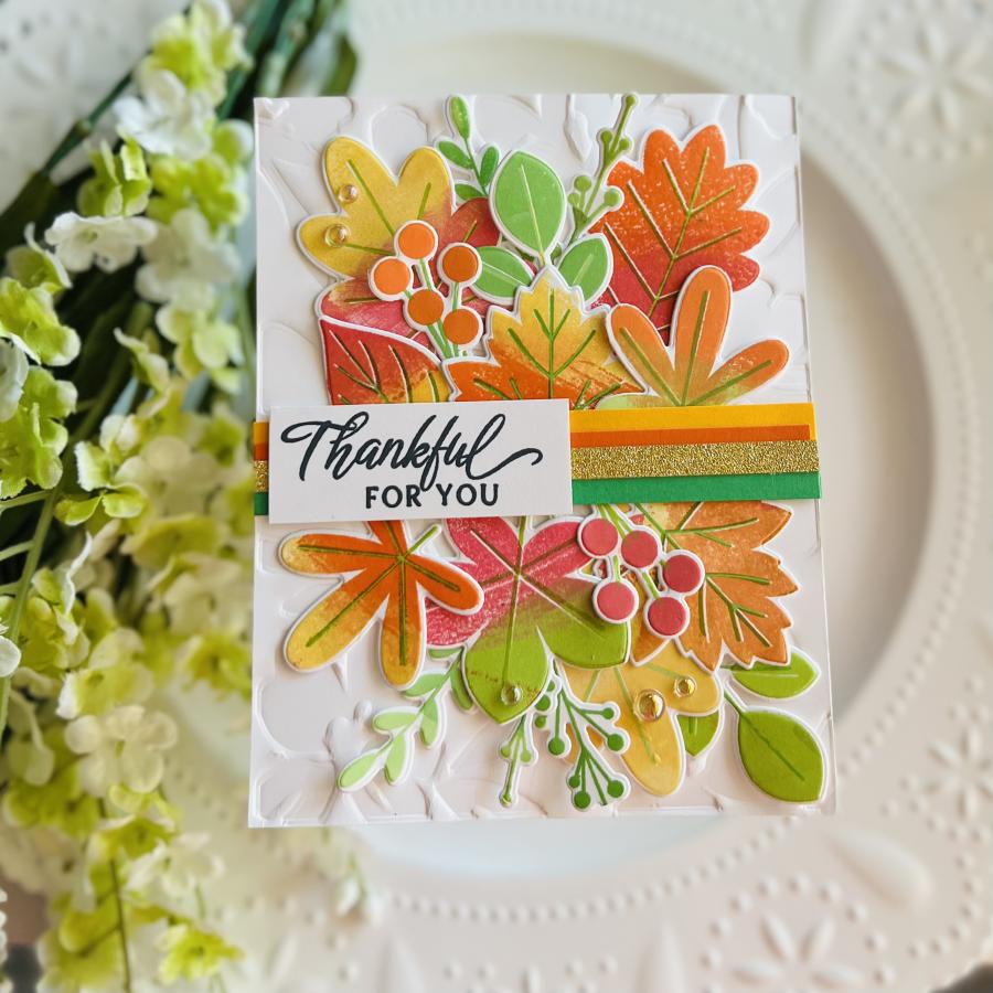 Papertrey Ink - Give Thanks Sentiments Stamp Set