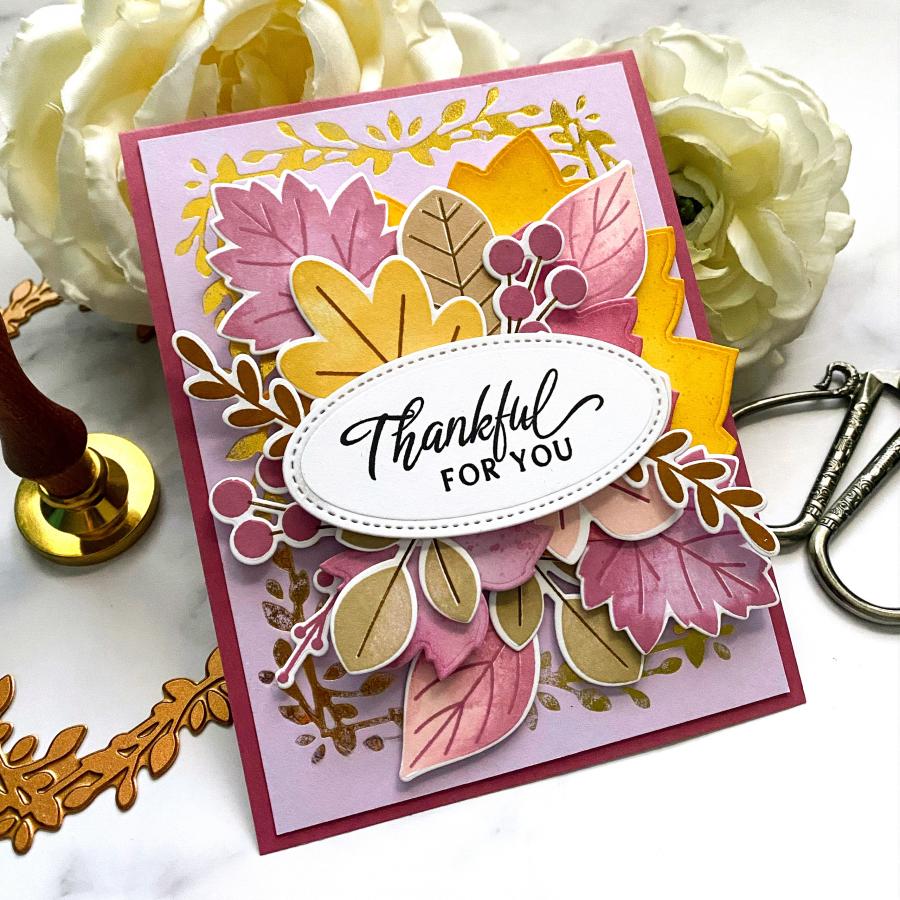 Papertrey Ink - Give Thanks Sentiments Stamp Set