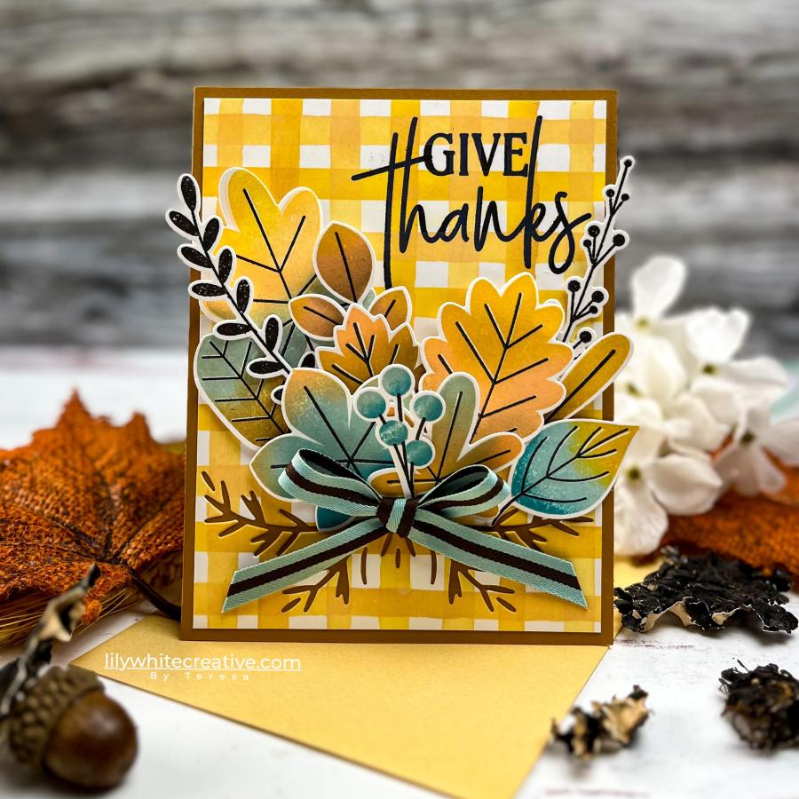 Papertrey Ink - Give Thanks Sentiments Stamp Set