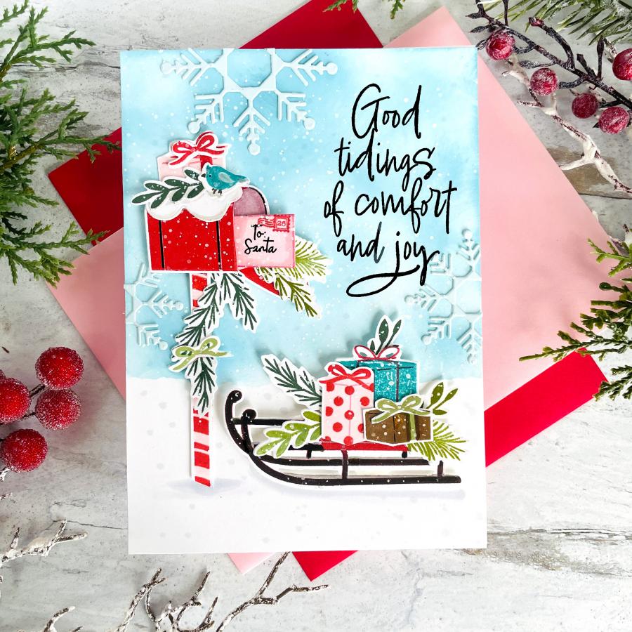 Papertrey Ink - Festive Mailbox Stamp Set