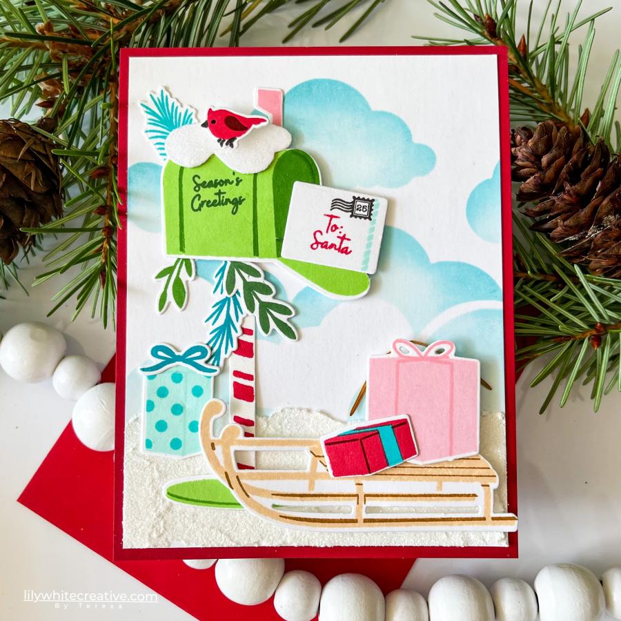 Papertrey Ink - Festive Mailbox Stamp Set
