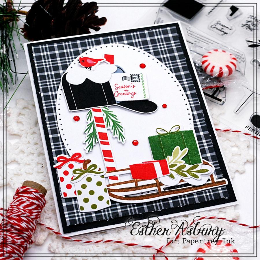 Papertrey Ink - Festive Mailbox Stamp Set