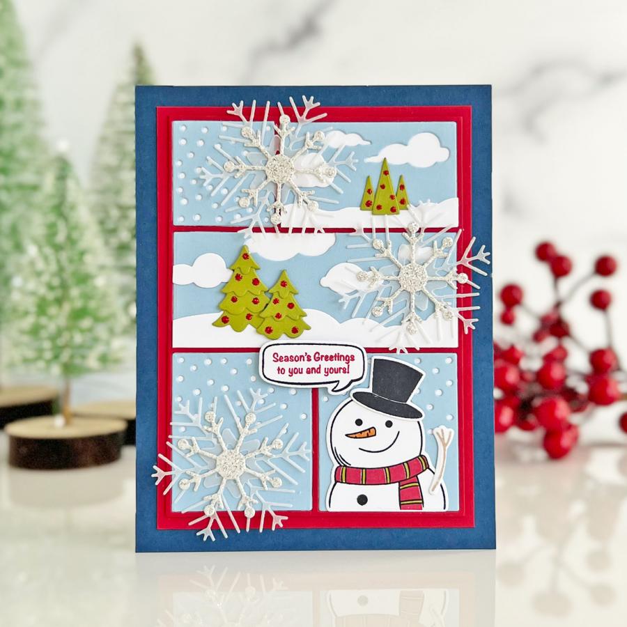 Papertrey Ink - Christmas in Frames Stamp Set