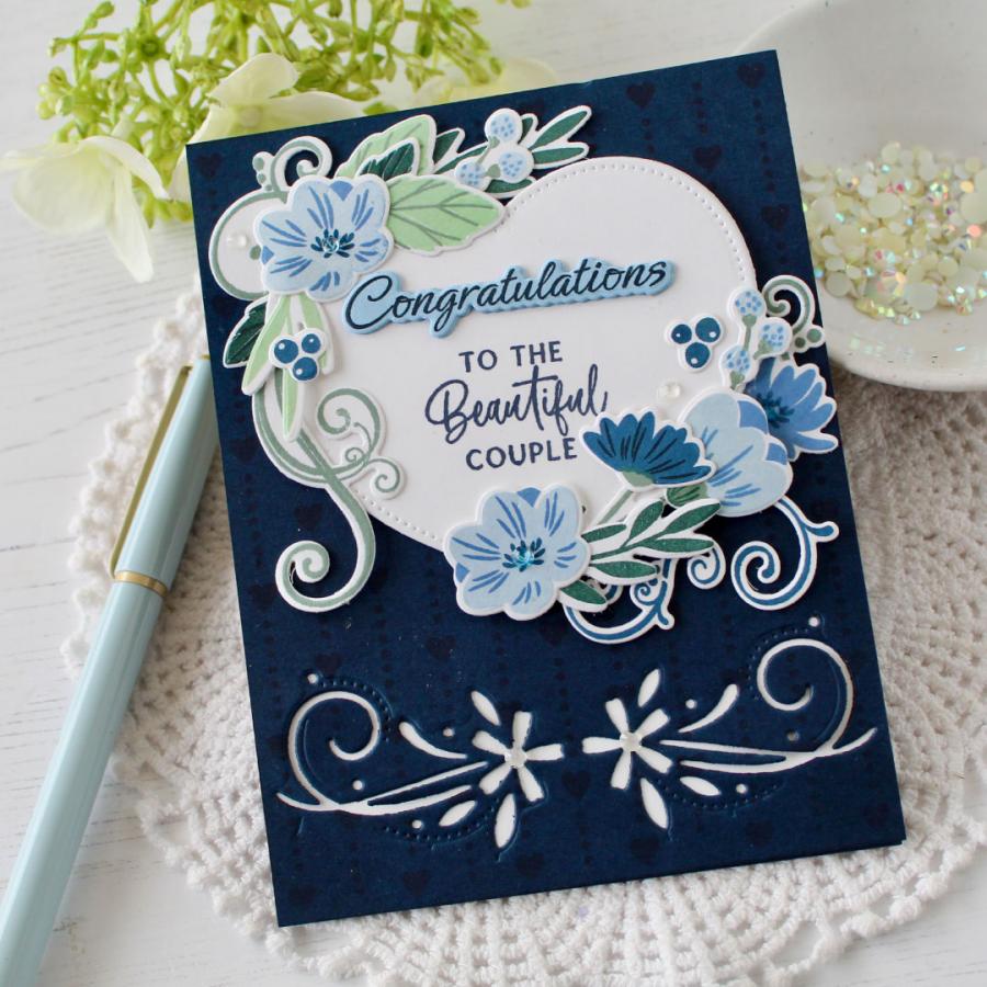 Papertrey Ink - Fanciful Flourishes Stamp Set