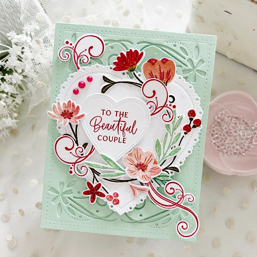 Papertrey Ink - Fanciful Flourishes Stamp Set