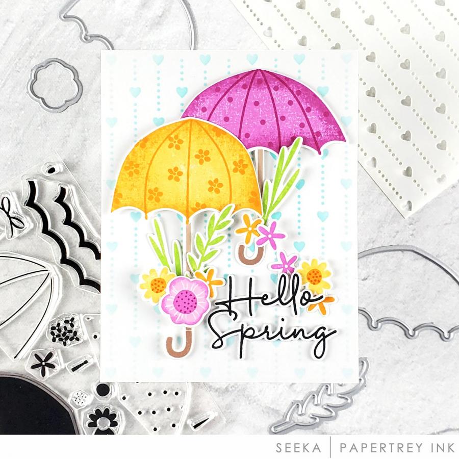 Papertrey Ink - Thoughts of Spring Sentiments Stamp Set