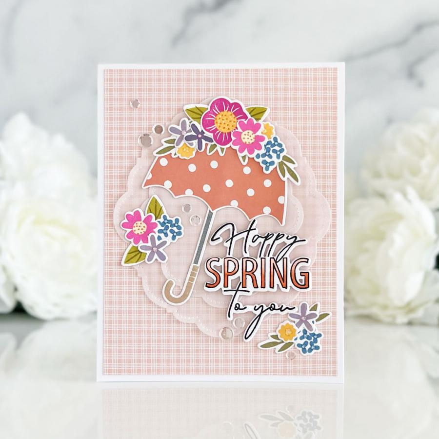 Papertrey Ink - Thoughts of Spring Sentiments Stamp Set