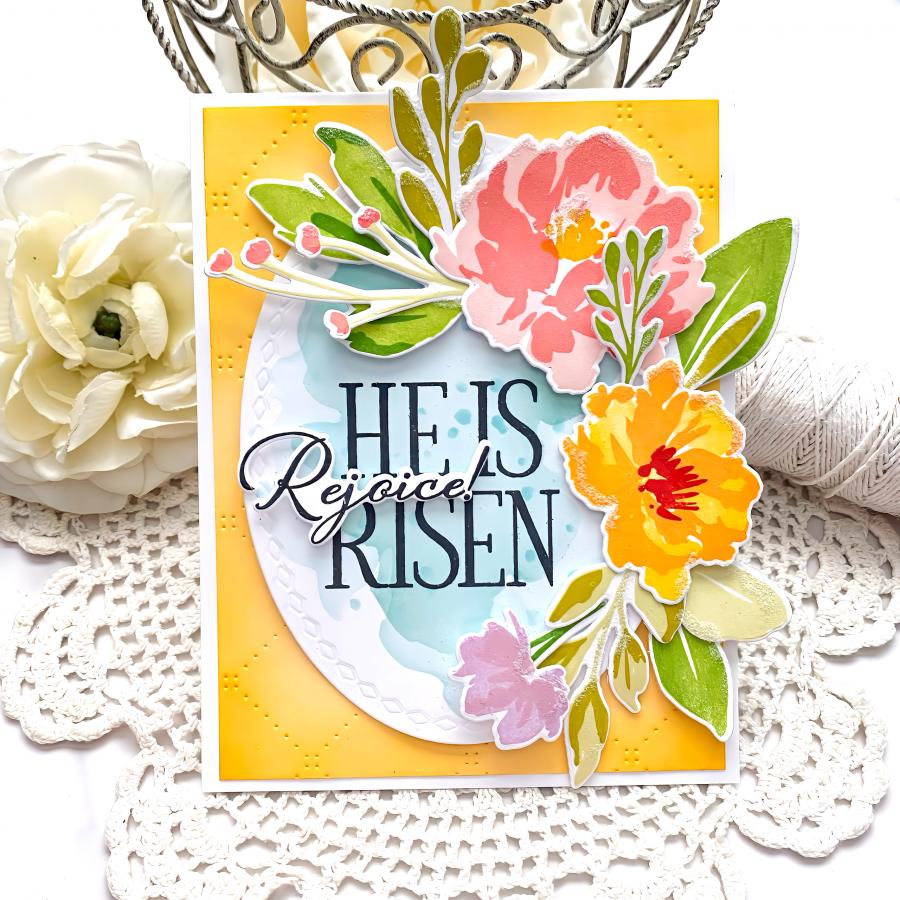 Papertrey Ink - Always in Bloom Stamp Set