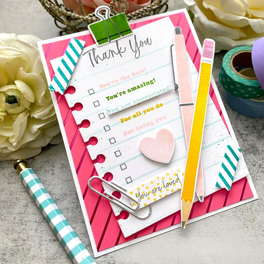 Papertrey Ink - Just Notes Stamp Set