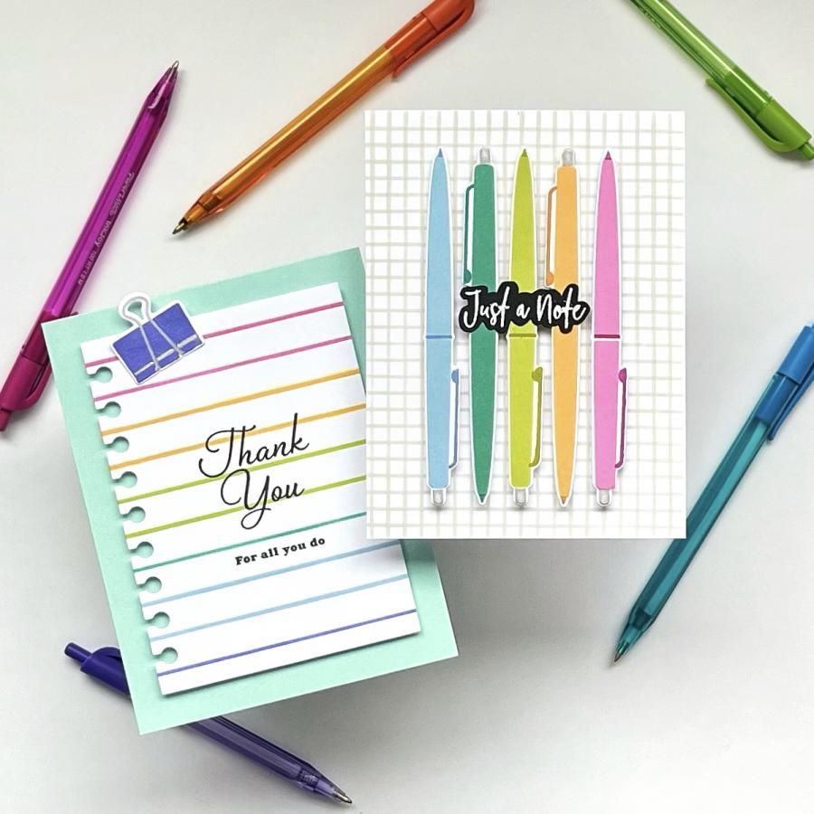 Papertrey Ink - Just Notes Stamp Set