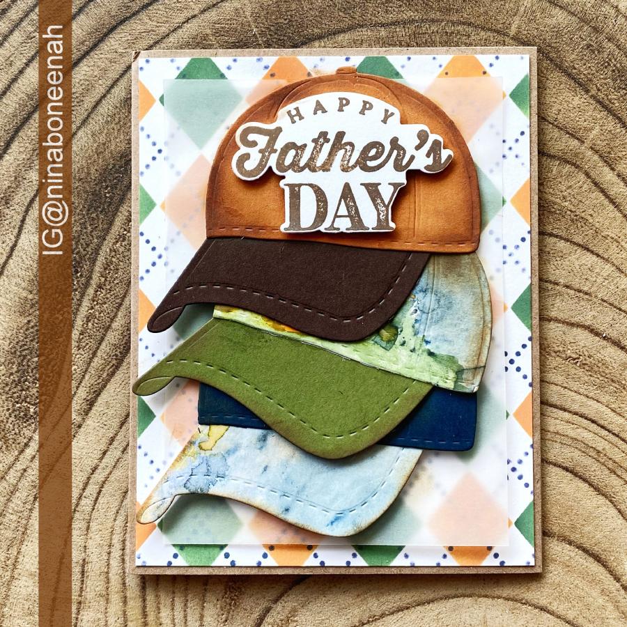 Papertrey Ink - Hats Off to Dad Stamp Set