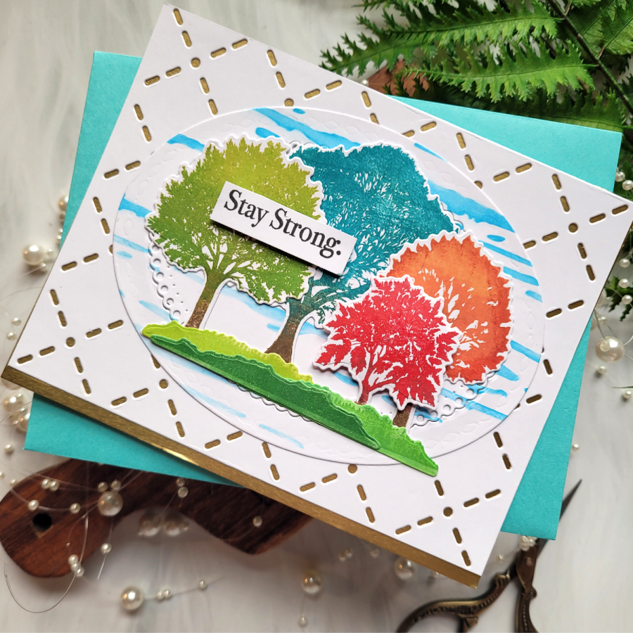 Papertrey Ink - Towering Trees Stamp Set