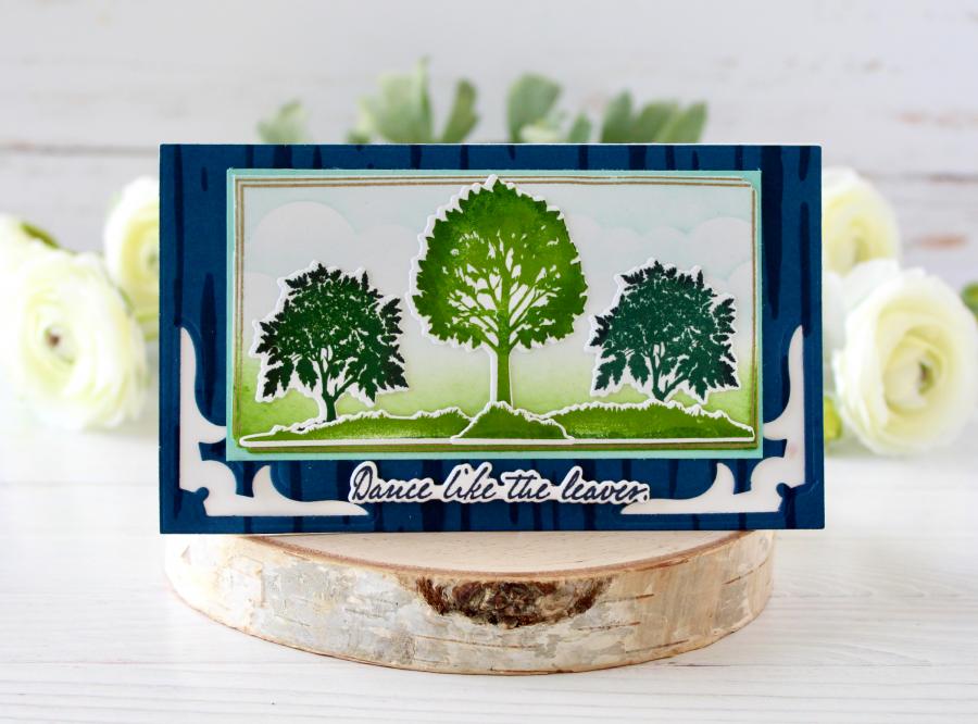 Papertrey Ink - Towering Trees Stamp Set