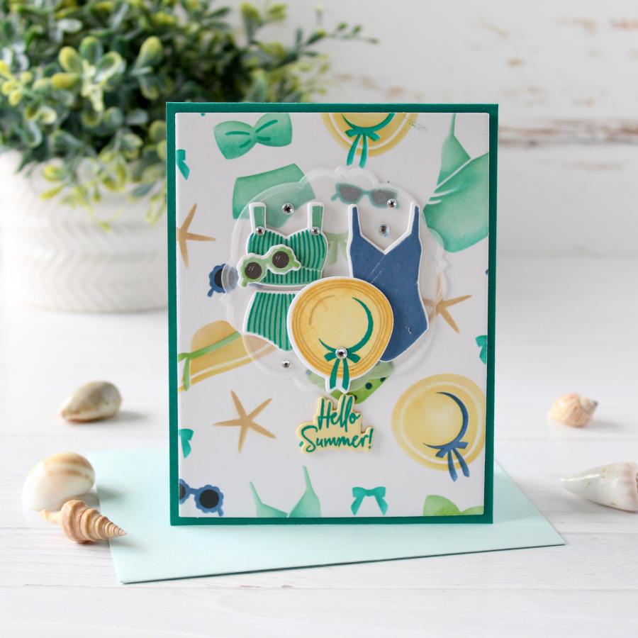 Papertrey Ink - Suited for Summer Stamp Set
