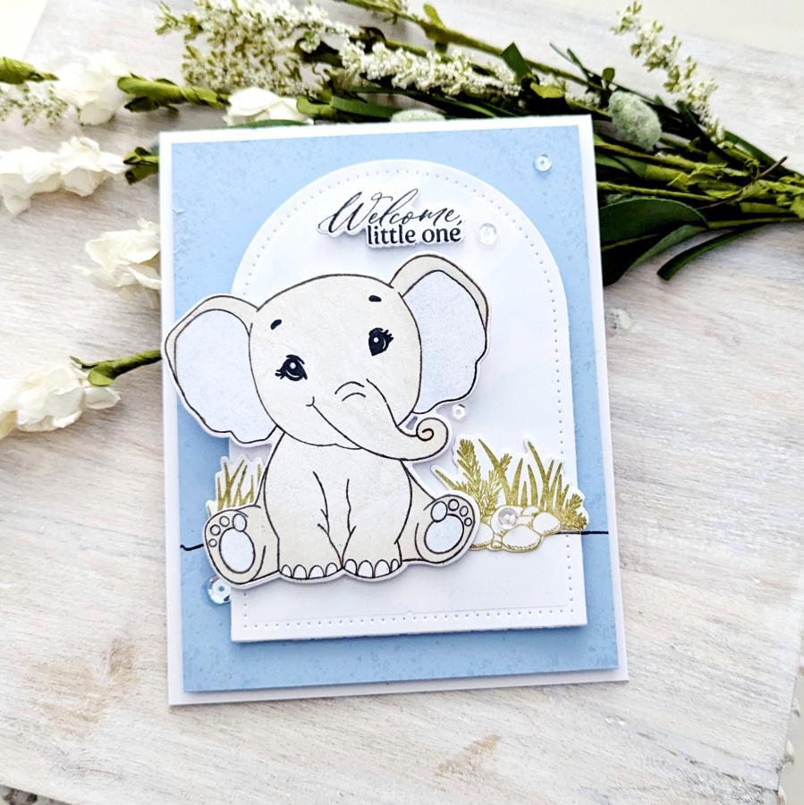 Papertrey Ink - Baby Elephant Stamp Set