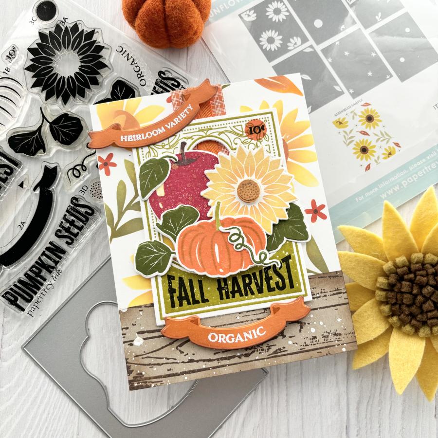 Papertrey Ink - Fall Harvest Stamp Set