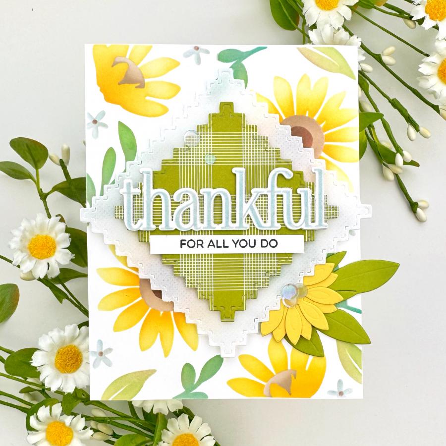 Papertrey Ink - This is Big Sentiments: Thankful Stamp Set