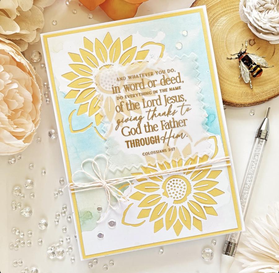 Papertrey Ink - Reflections: August Mini Stamp Set