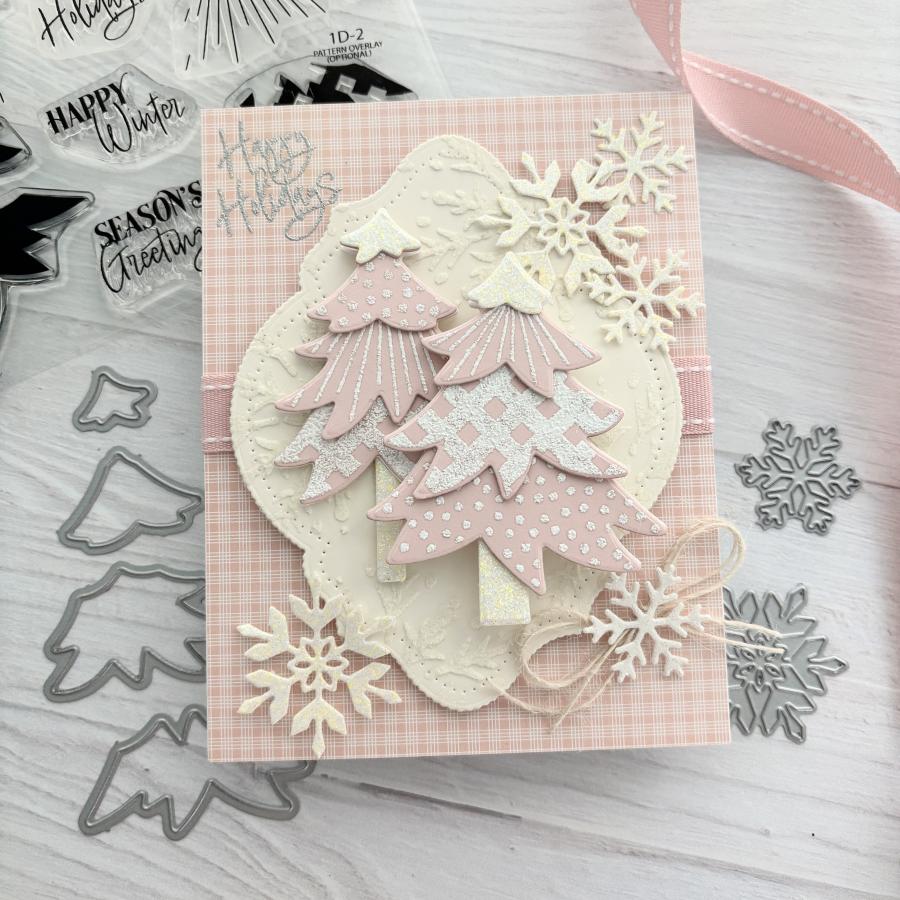 Papertrey Ink - Trees 'n Patterns Stamp Set