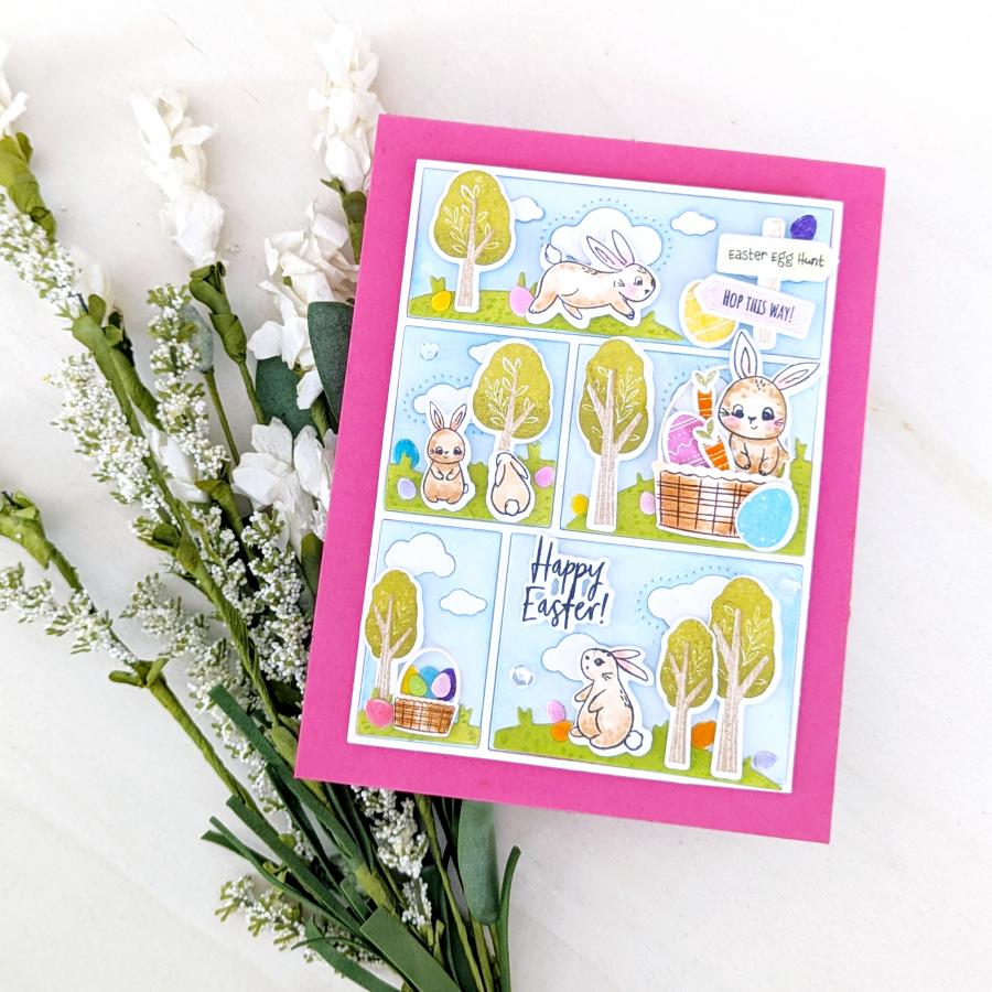 Papertrey Ink - Easter in Frames Stamp Set