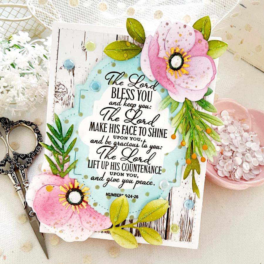 Papertrey Ink - Reflections: Numbers 6 Mini Stamp Set