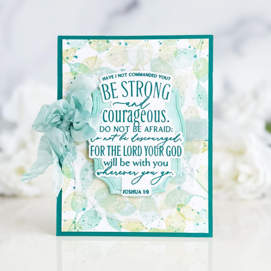 Papertrey Ink - Reflections: Joshua 1 Mini Stamp Set