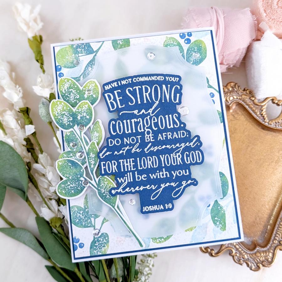 Papertrey Ink - Reflections: Joshua 1 Mini Stamp Set