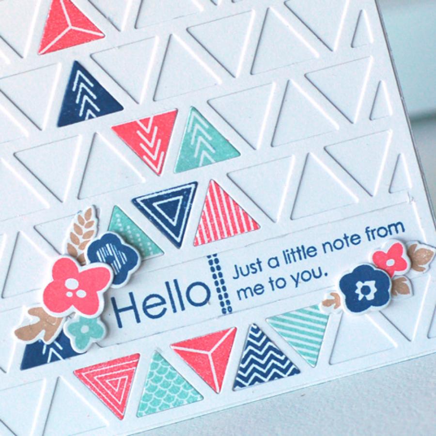 Tiny Triangles Mini Stamp Set: Papertrey Ink
