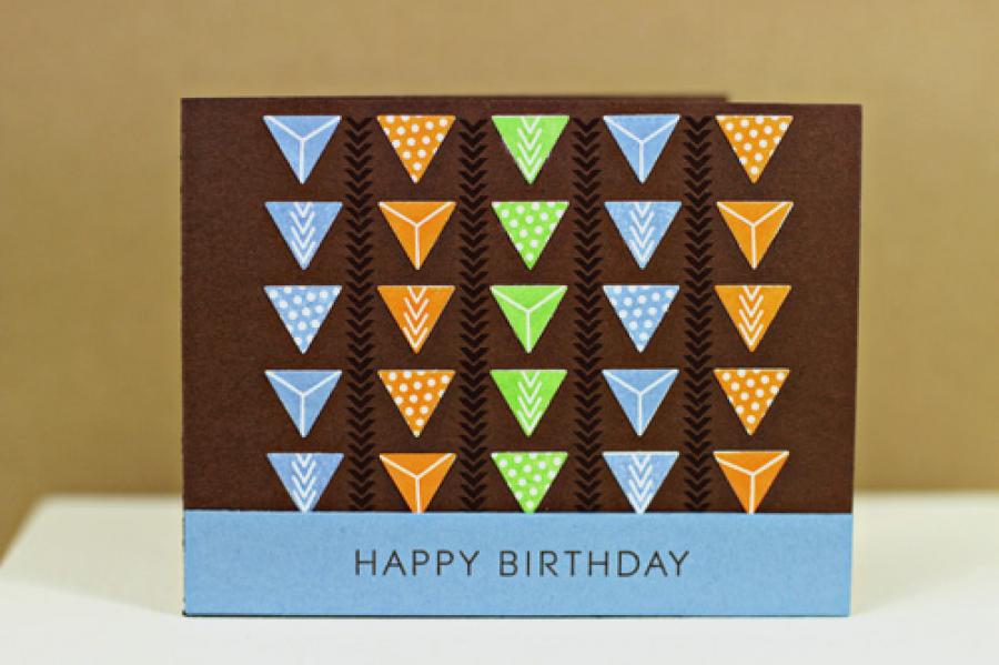 Tiny Triangles Mini Stamp Set: Papertrey Ink