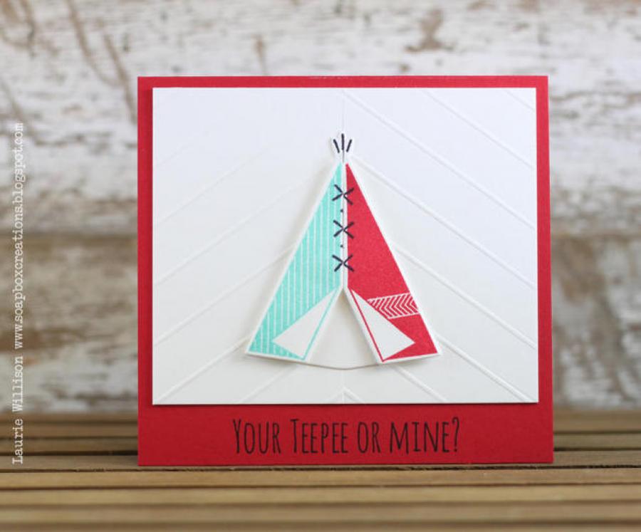 Teepee Time Stamp Set: Papertrey Ink