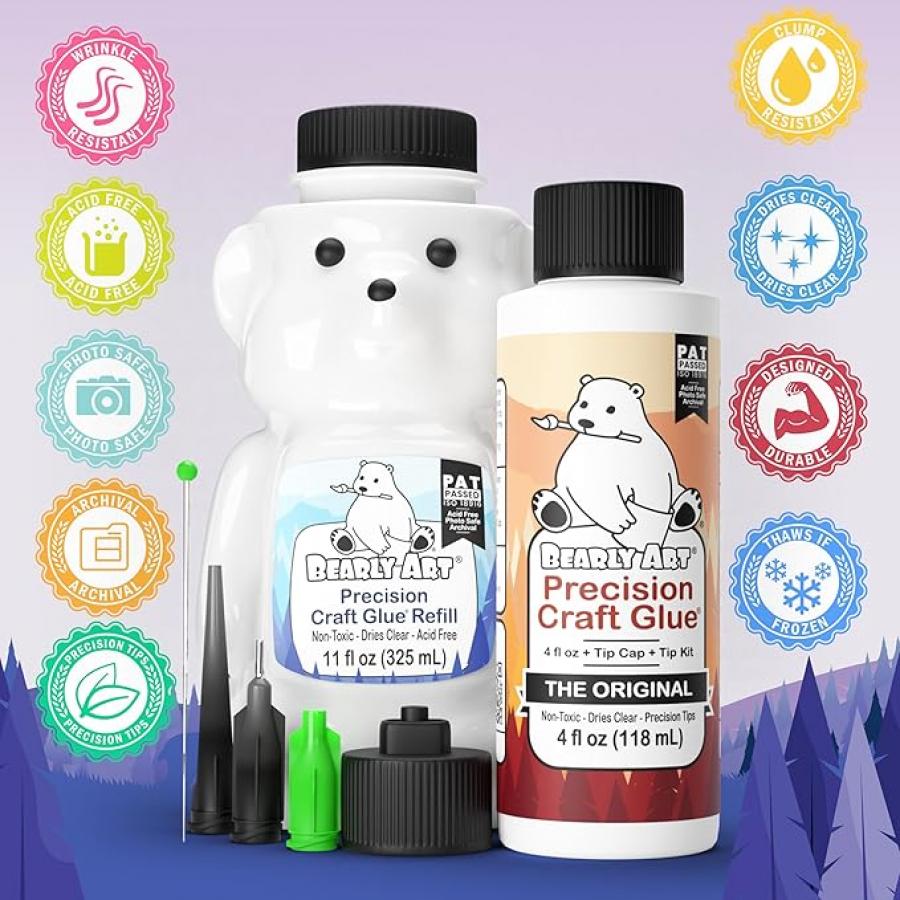 Bearly Art Precision Craft Glue - THE BUNDLE: Papertrey Ink