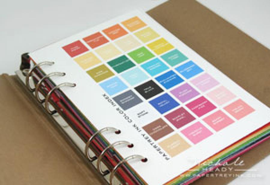2011 Color Swatch Flip Book Inserts: Papertrey Ink