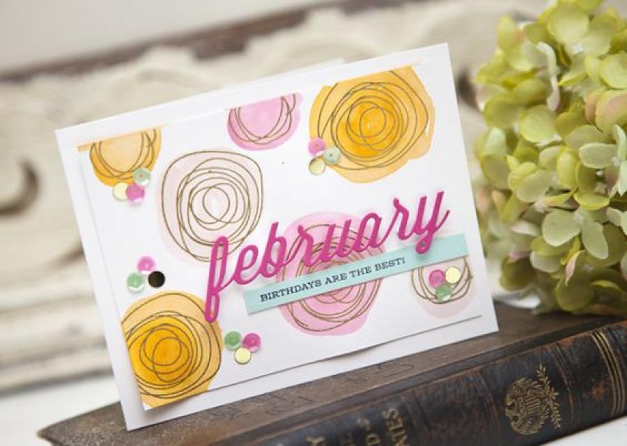 Papertrey Ink - Monthly Moments: February Die: Papertrey Ink