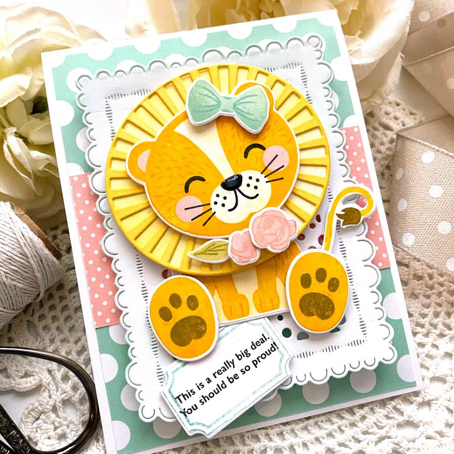 Build-A-Lion Die: Papertrey Ink