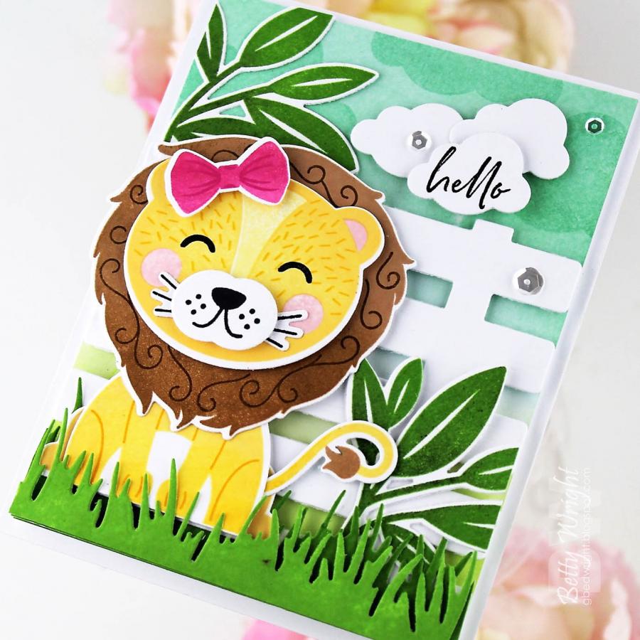 Build-A-Lion Die: Papertrey Ink