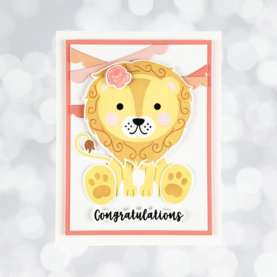 Build-A-Lion Die: Papertrey Ink