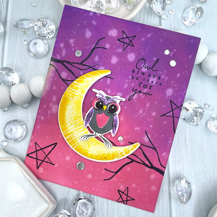 Happy Owl-O-Ween Die