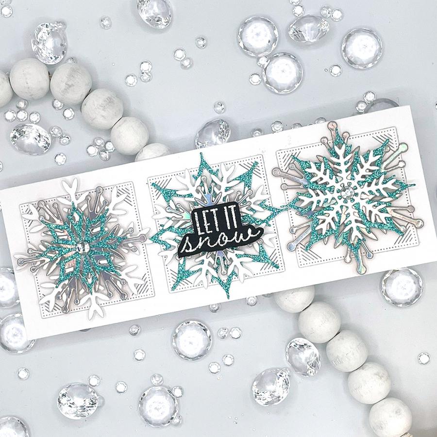 Papertrey Ink - Layered Snowflakes: Drift Die