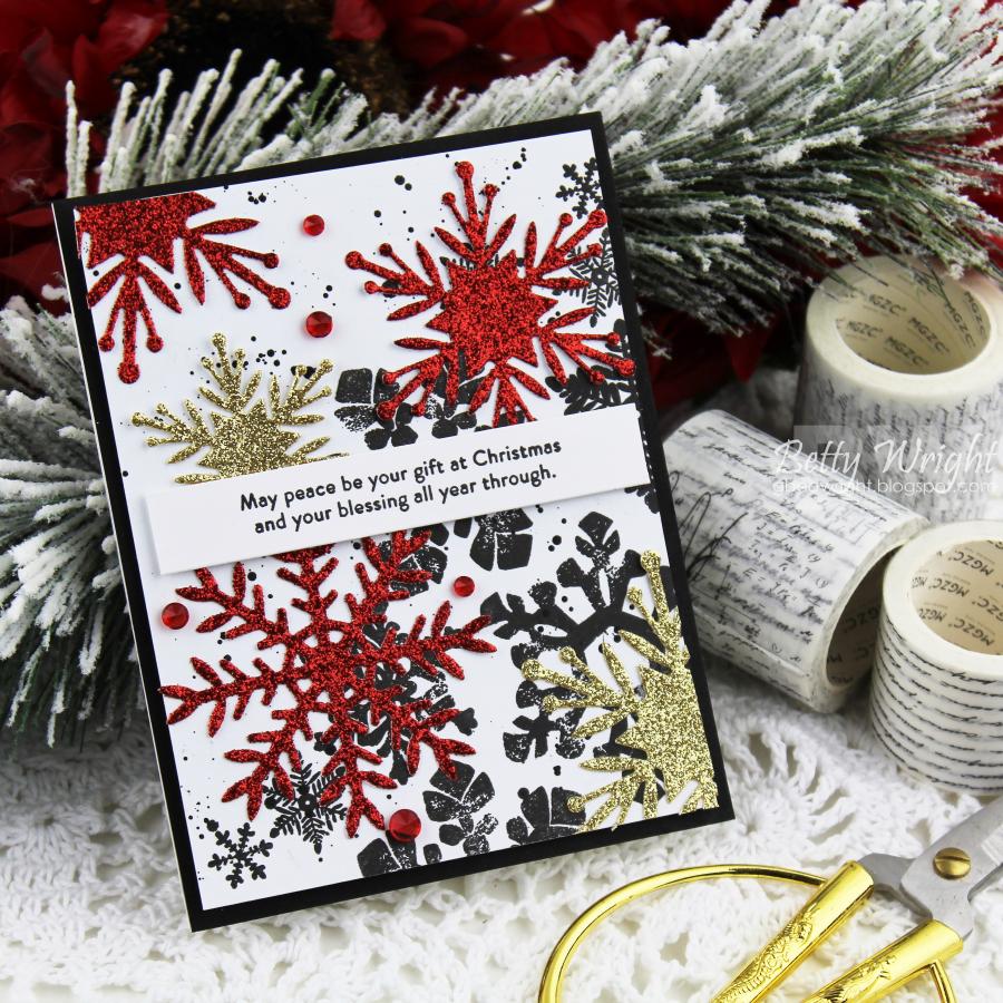 Papertrey Ink - Layered Snowflakes: Flurries Die