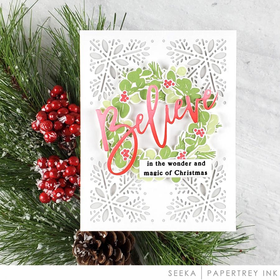 Papertrey Ink - Cornered: Snowflakes Die