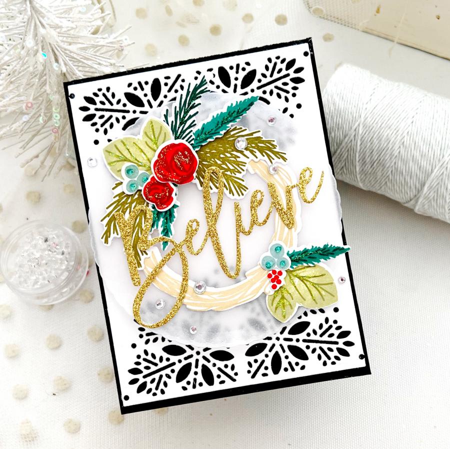 Papertrey Ink - Cornered: Snowflakes Die