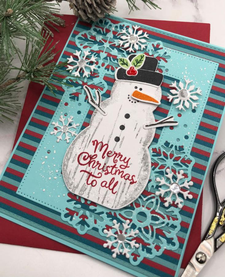 Papertrey Ink - Snowflake Fun Frame Die